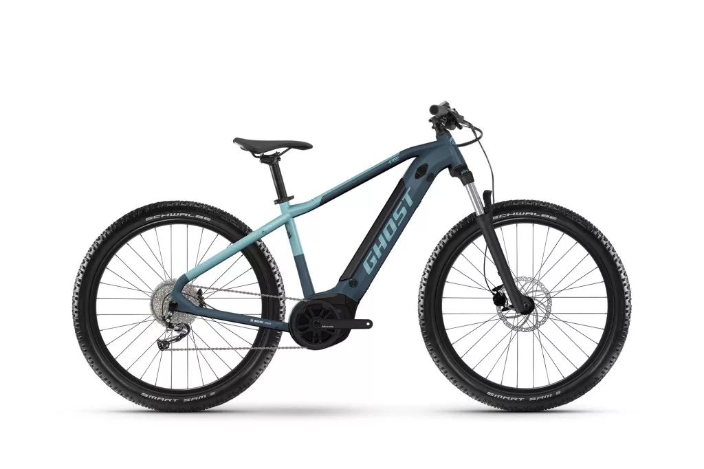GHOST ETeru Essential 27,5 B500 Grey/Blue MTB e-bike - Bergu